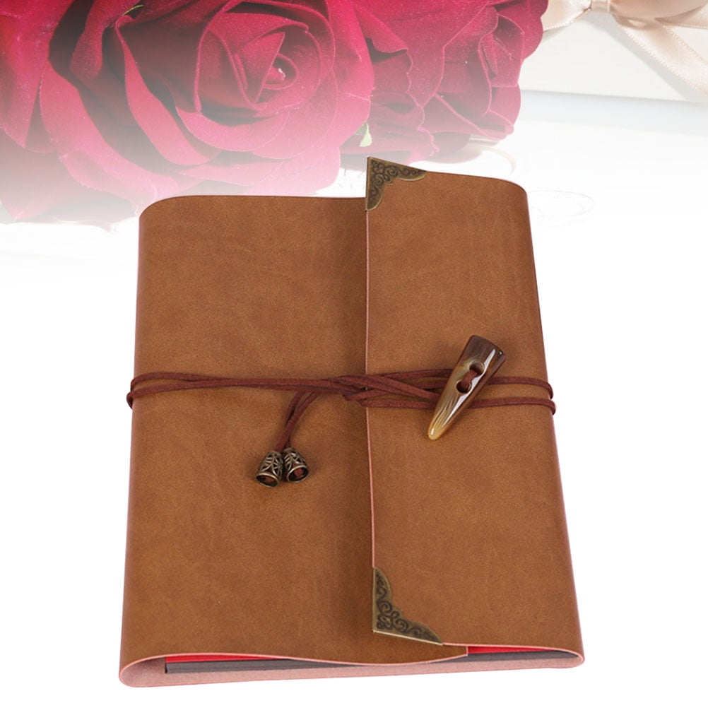 BESTYASH Memory Photo Album Light Brown Retro Design Ample Space for ...