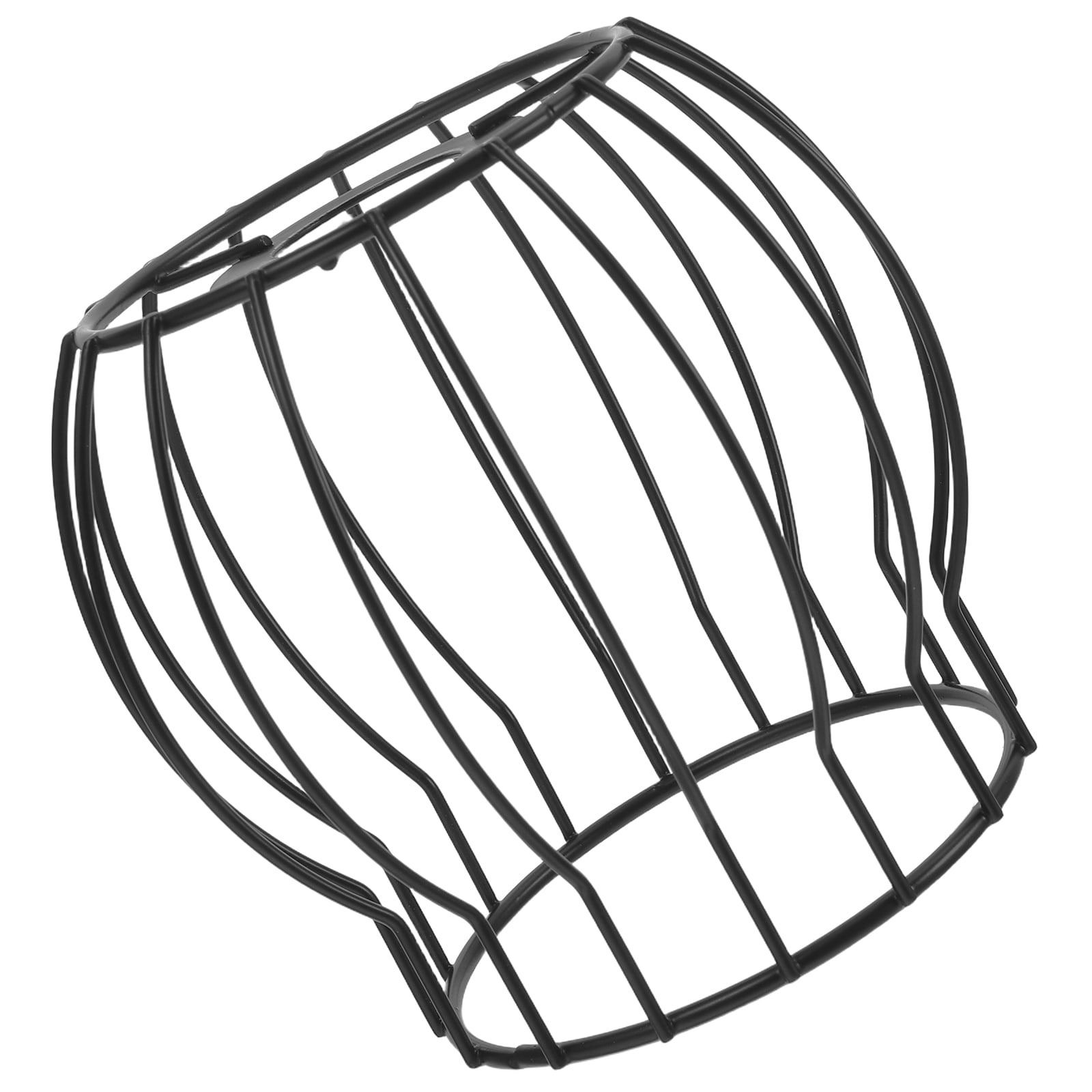 BESTYASH Metal Cage Lamp Shade Black with E14 Compatibility for Home ...