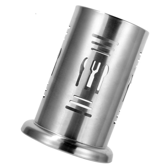 BESTYASH Metal Cutlery Rack Silver Kitchen Utensil Holder 1Set ...