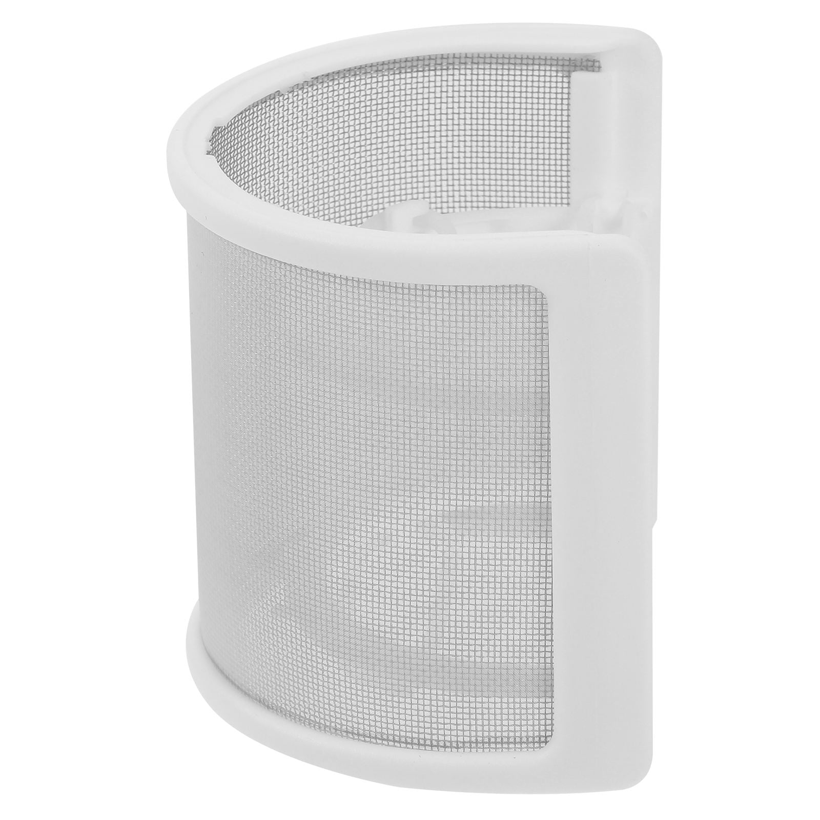 BESTYASH Metal U Shape Microphone Windscreen Shield White for Handheld ...
