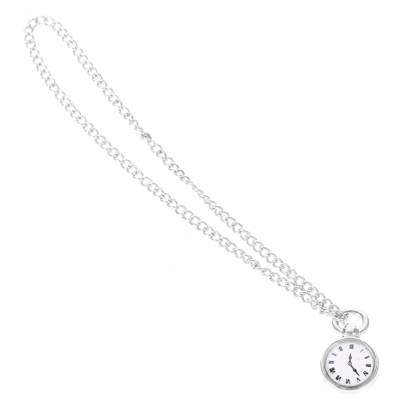 BESTYASH Miniature Chain Pocket Watch Alloy Silver for Special Days ...