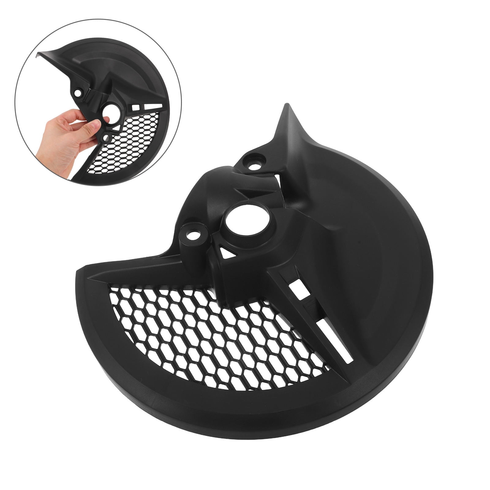 BESTYASH Black Motorcycle Front Disc Brake Caliper Cover Protector with ...