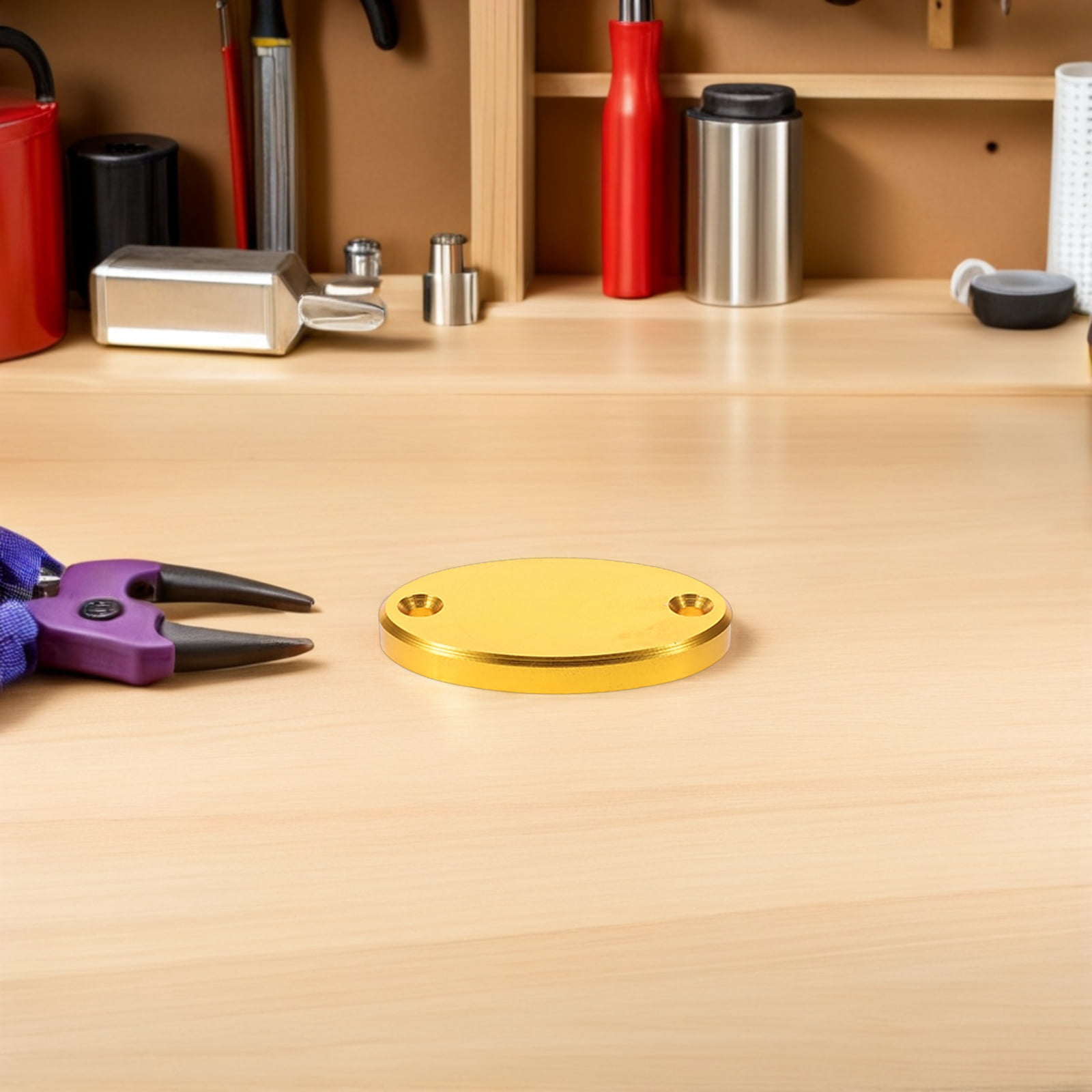 BESTYASH Motorcycle Clutch Fluid Reservoir Cover Aluminum Alloy Golden ...