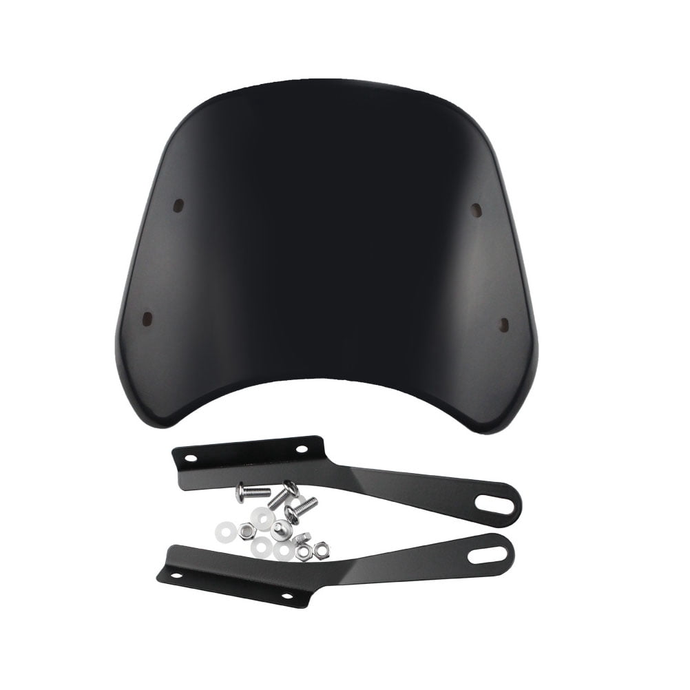 BESTYASH Motorcycle Headlights Windshield Black Wind Deflector Easy ...