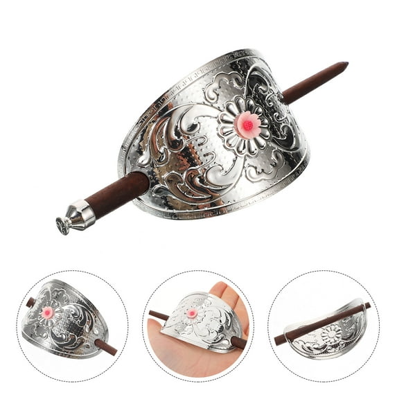 BESTYASH Multi Color Vintage Hair Accessories Metal Bun Holder for ...