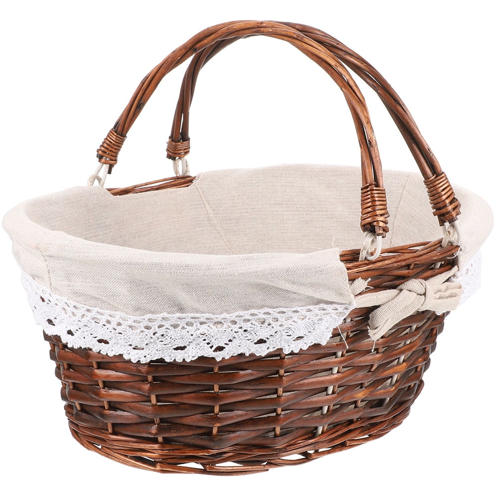 BESTYASH Multipurpose Woven Basket Decoration Portable Picnic Basket ...