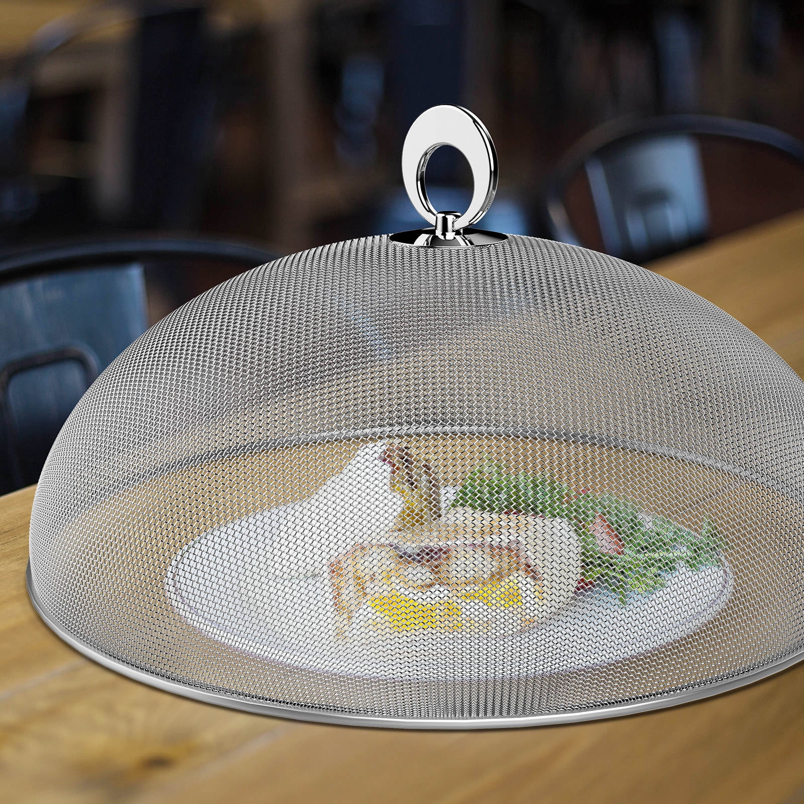 BESTYASH Reusable Mesh Food Cover Stainless Steel Screen Protector for ...
