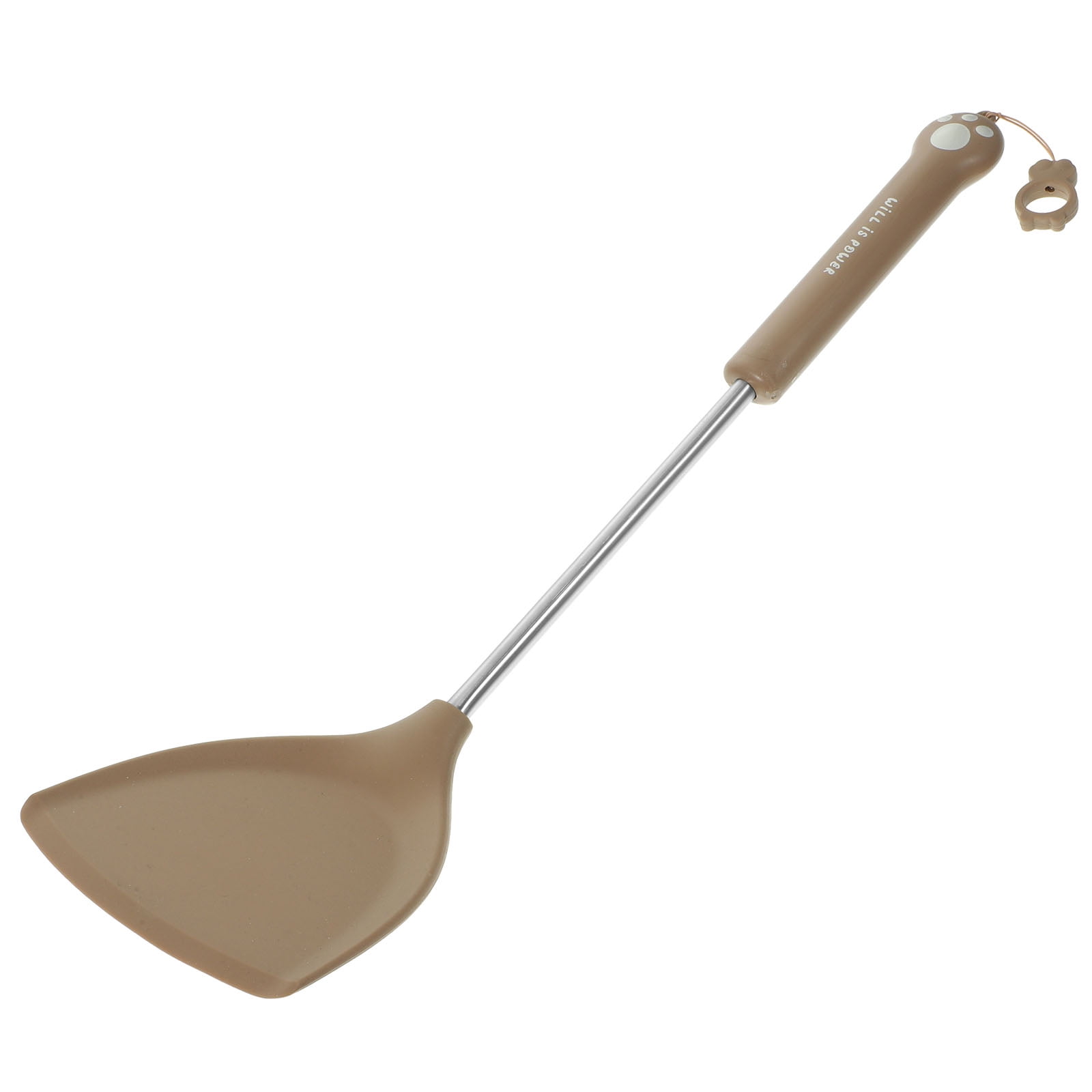 BESTYASH Non Stick Silicone Spatula with Comfortable Handle Coffee ...