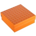 BESTYASH Orange Test Tube Storage Holder for Freezer with Sturdy Paper ...
