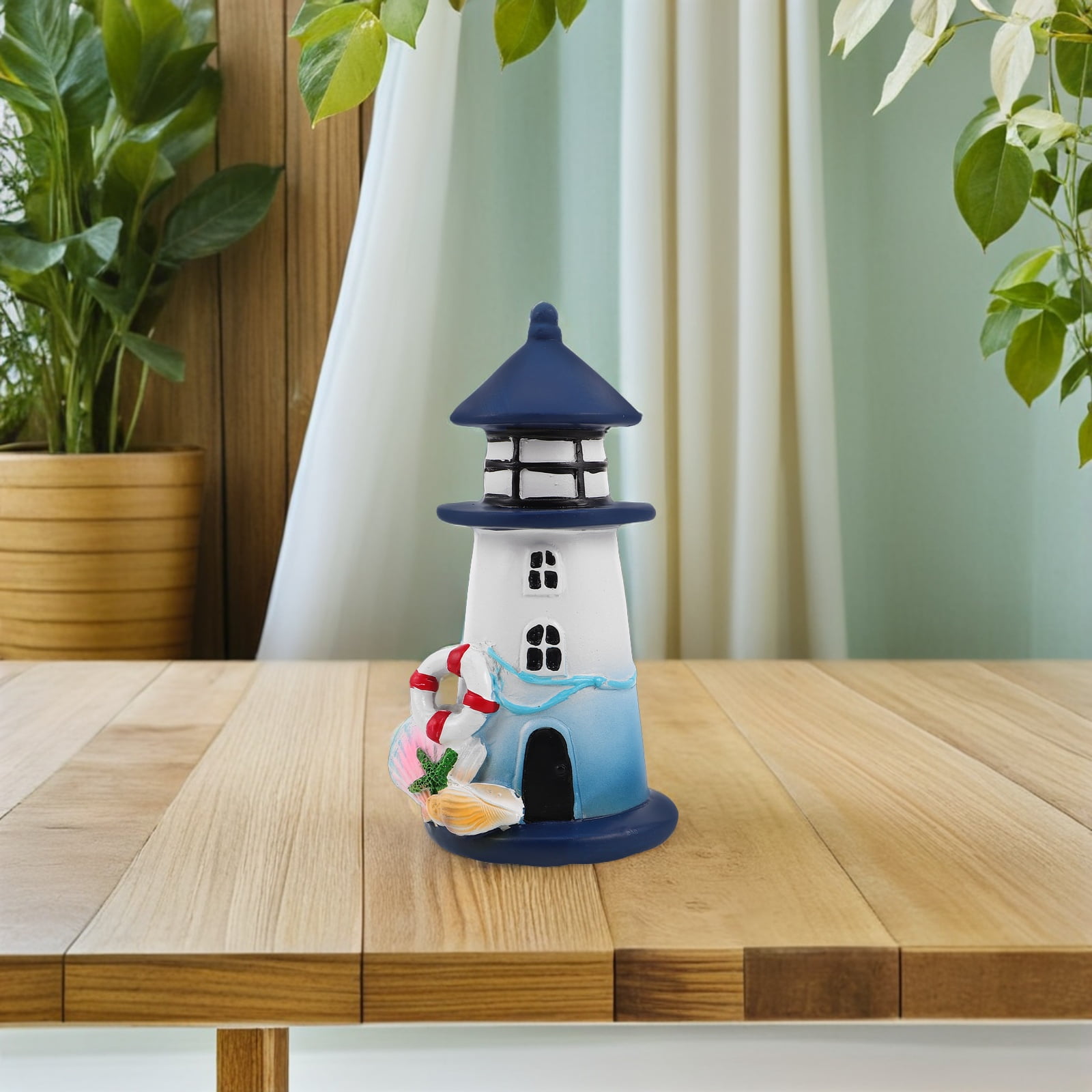 BESTYASH Outdoor Resin Lighthouse Lamp Shade for Garden Pathway Patio ...