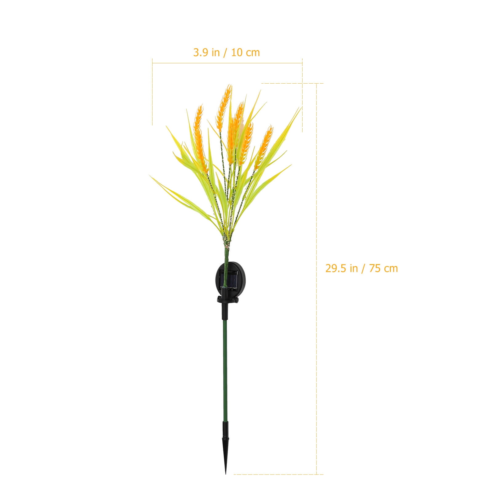 BESTYASH Pathway Light Solar Powered Outdoor LED Wheat Lamp Waterproof ...