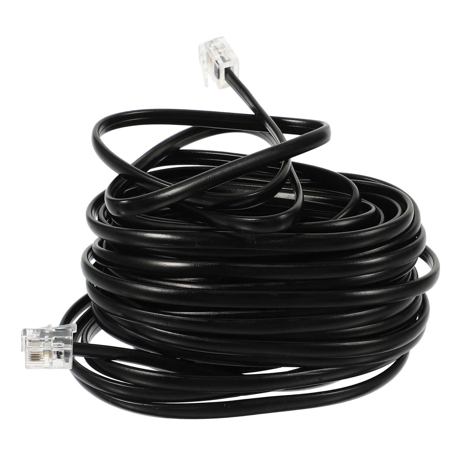 BESTYASH Black Copper Phone Cable Cord with No Noise for Fax Machines ...