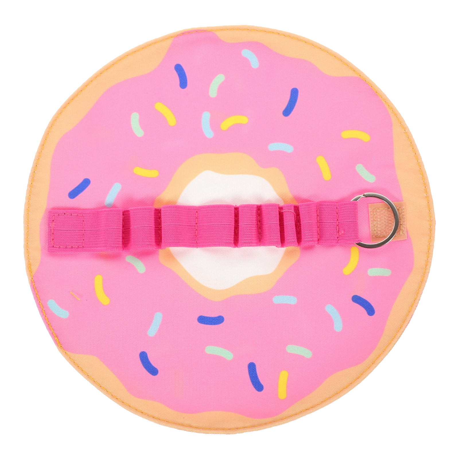 BESTYASH Pink Canvas Roll Up Pencil Case Donut Design for Portable Pen ...