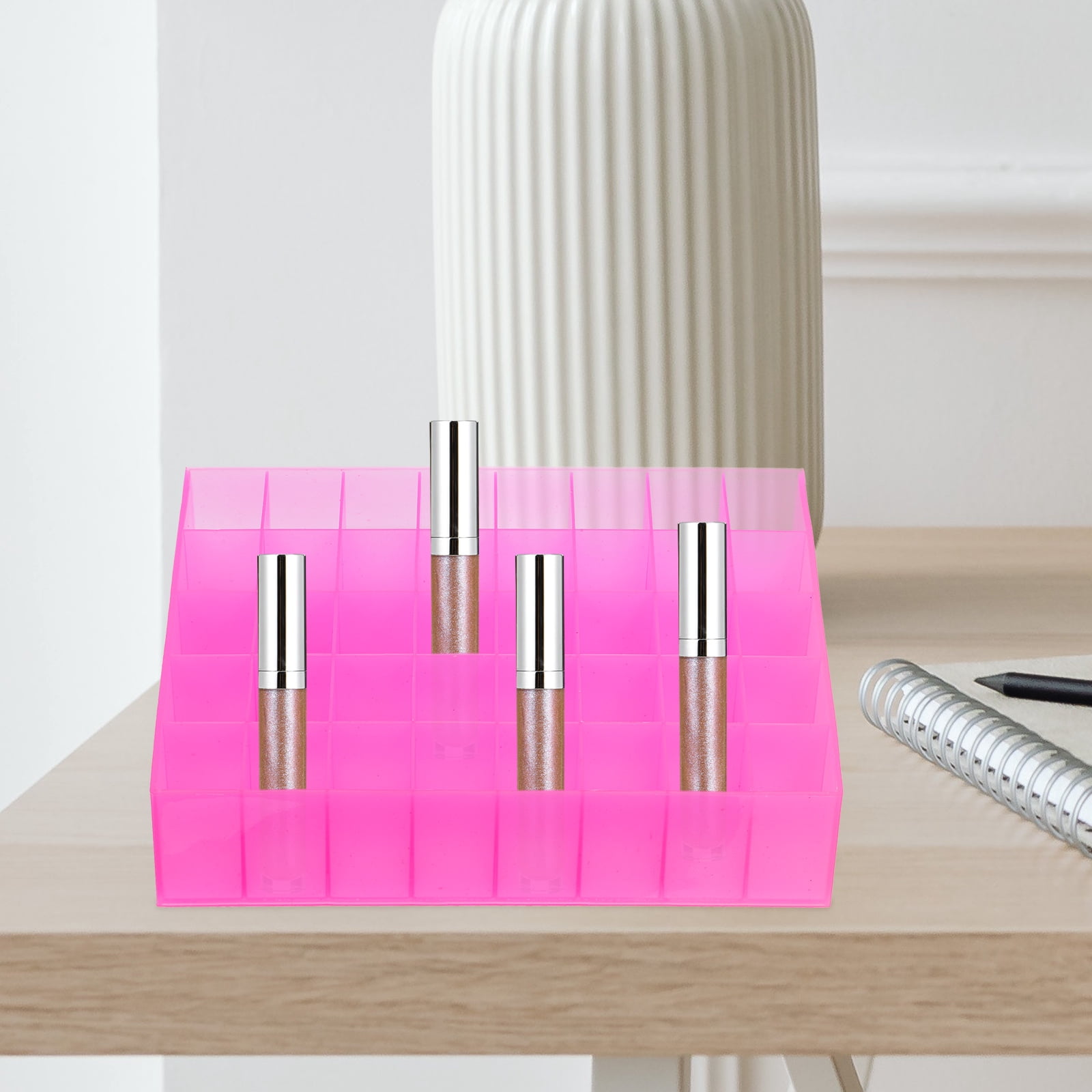 BESTYASH Pink Cosmetic Holder for Lipstick Storage Case with Durable ...