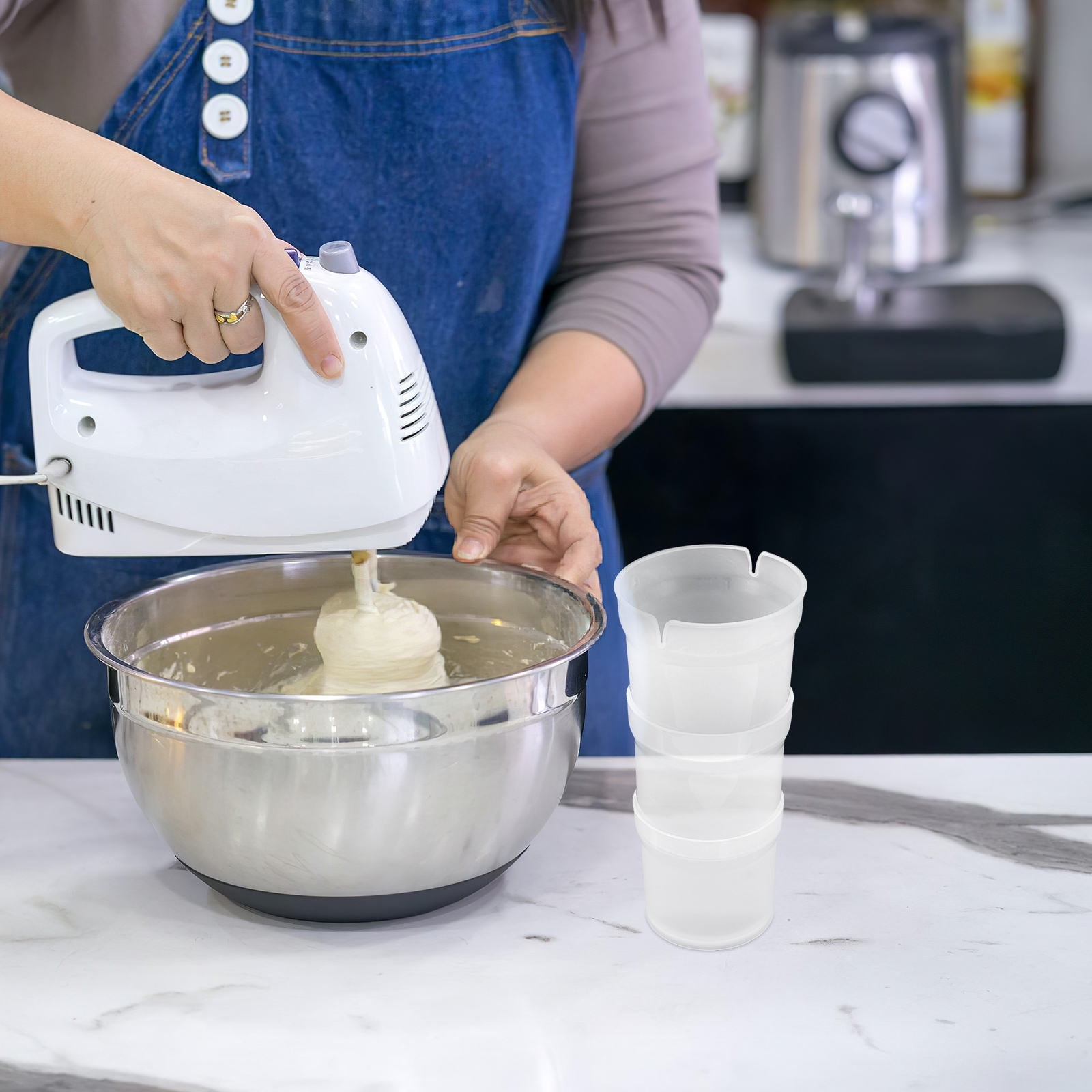 BESTYASH Plastic Pastry Bag Holder Stand for Cake Decorating with ...