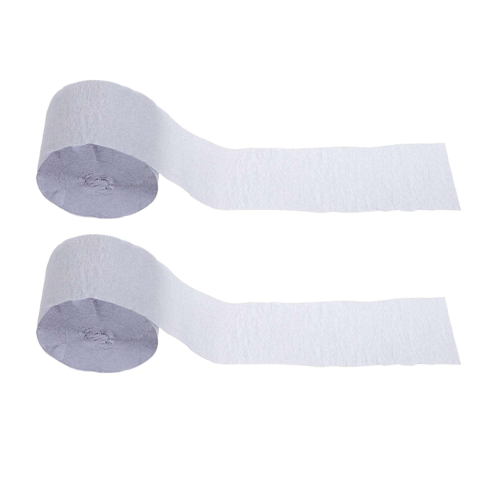 BESTYASH Plated Silver Crepe Paper Streamers Durable Elastic Streamers ...