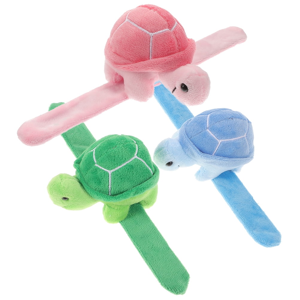 BESTYASH Plush Toy Slap Bracelets Assorted Color for Children 3Pcs ...