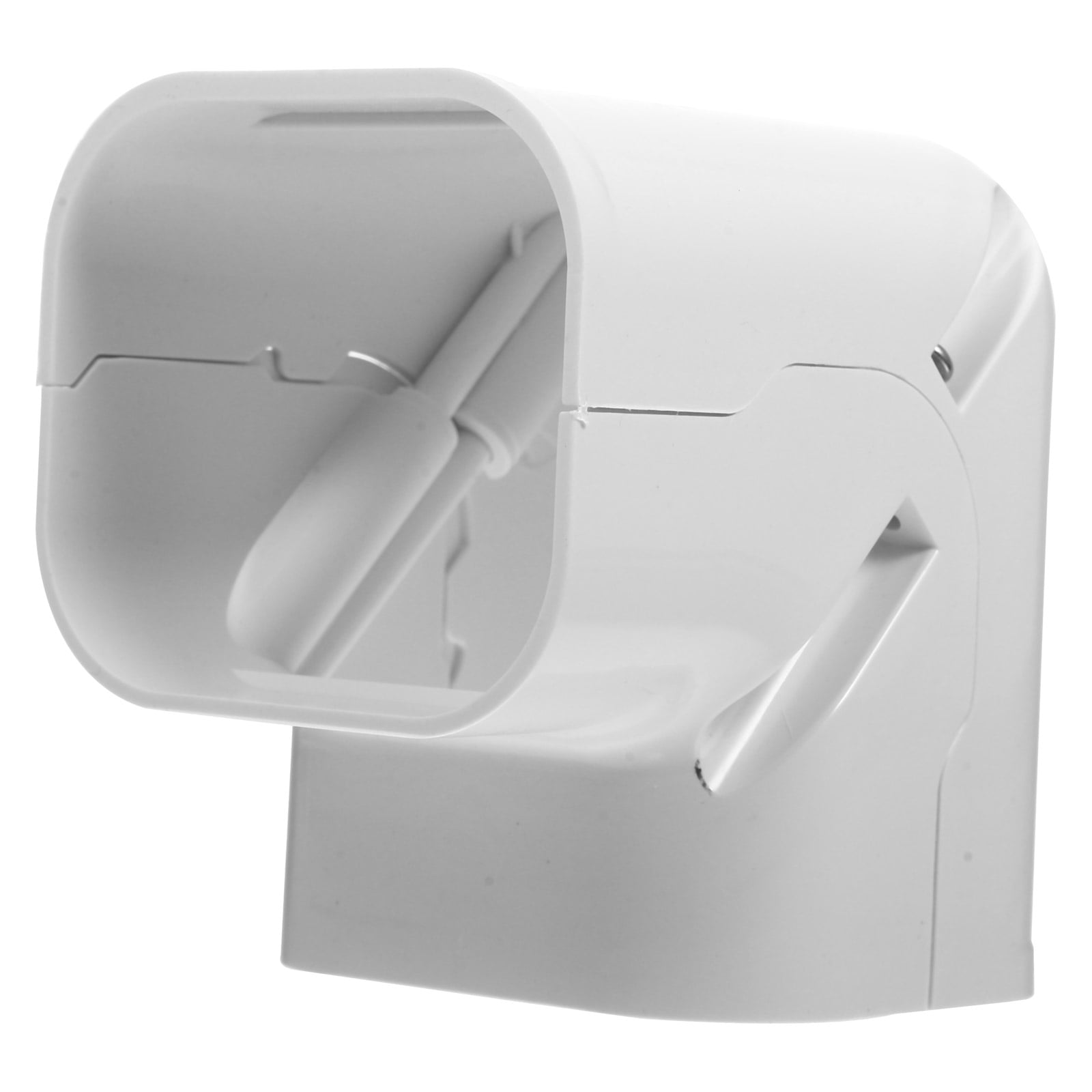 BESTYASH Air Conditioner Duct Cover White PVC 90 Degree Vertical Bend ...