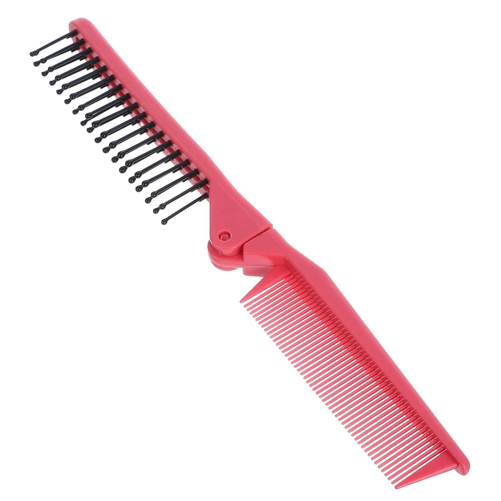 BESTYASH Portable Folding Hair Brush and Comb Rosy Lightweight ...