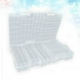 BESTYASH Portable Transparent Battery Organizer Box with Carrying ...