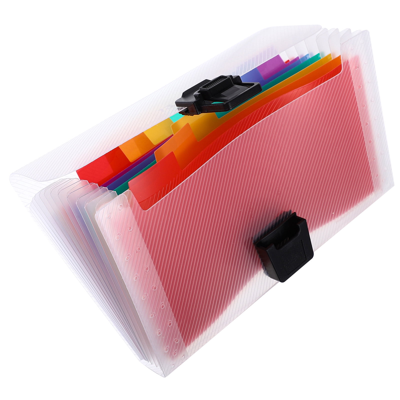 BESTYASH Portable Transparent Plastic Expanding File Folder for ...