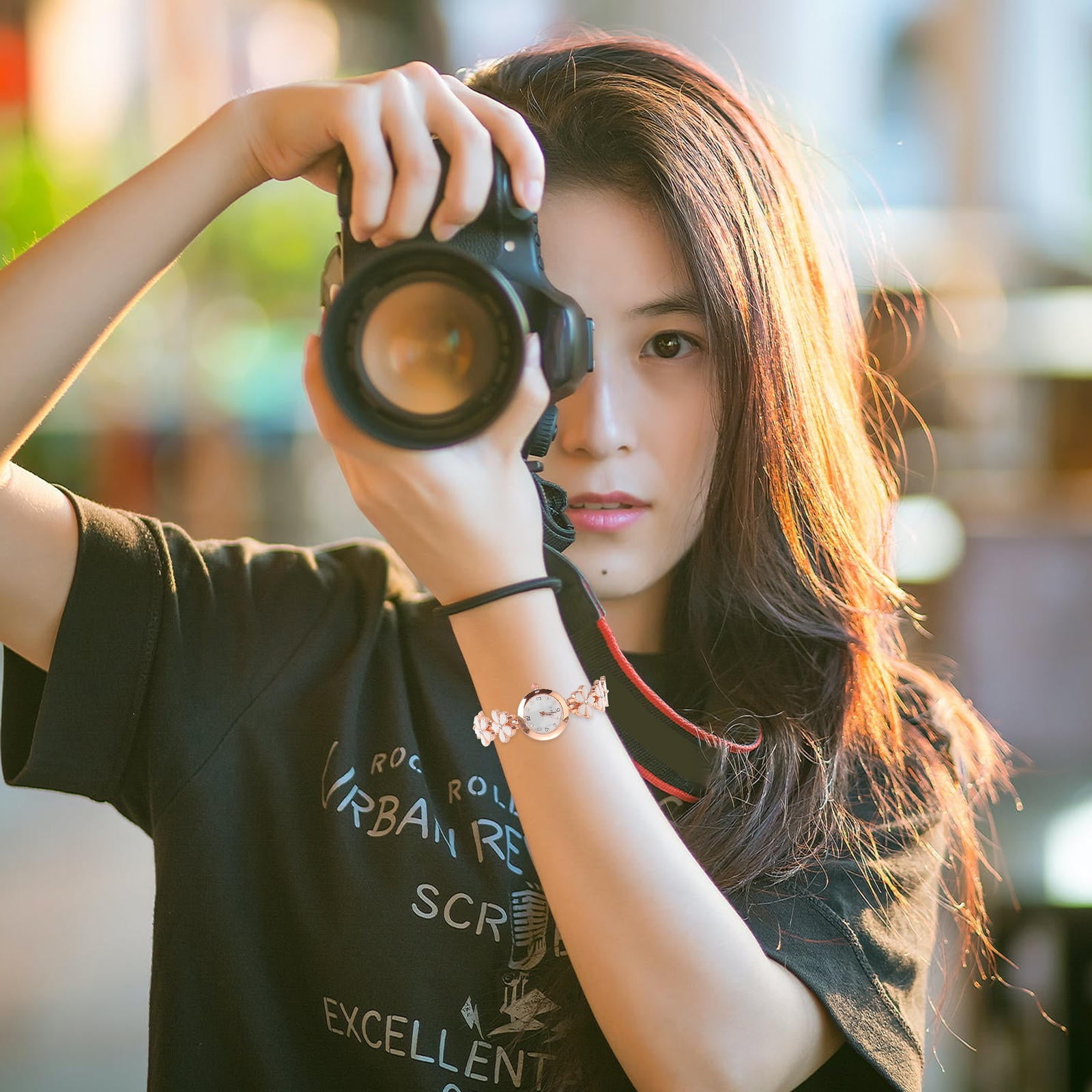 BESTYASH Quartz Crystal Watch White Scratch Resistant Lightweight for ...