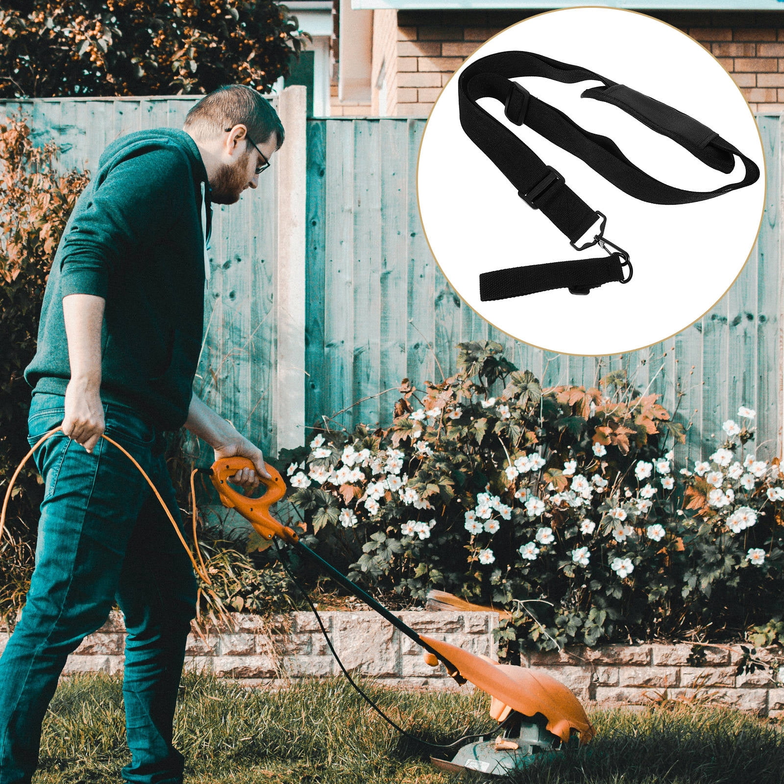 BESTYASH Quick Release Nylon Trimmer Shoulder Strap for Forestry ...