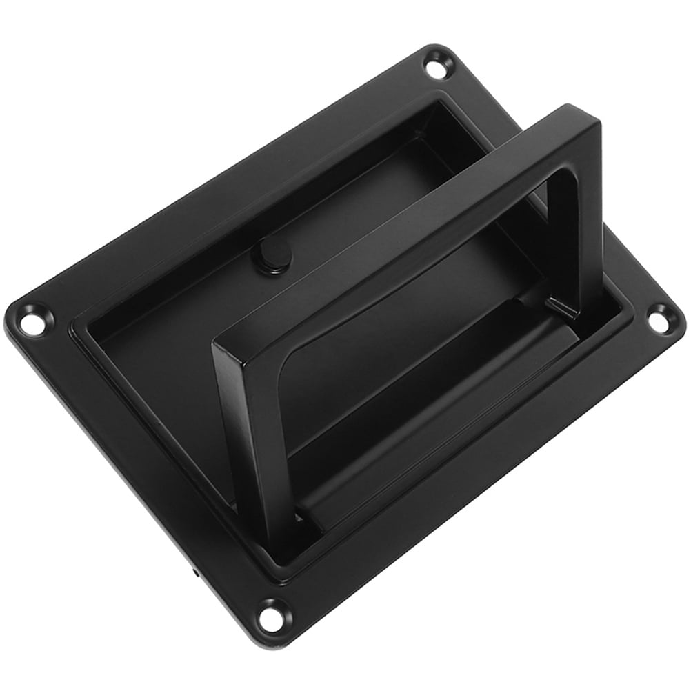 BESTYASH Modern Zinc Alloy Cabinet Pulls Black Recessed Durable ...