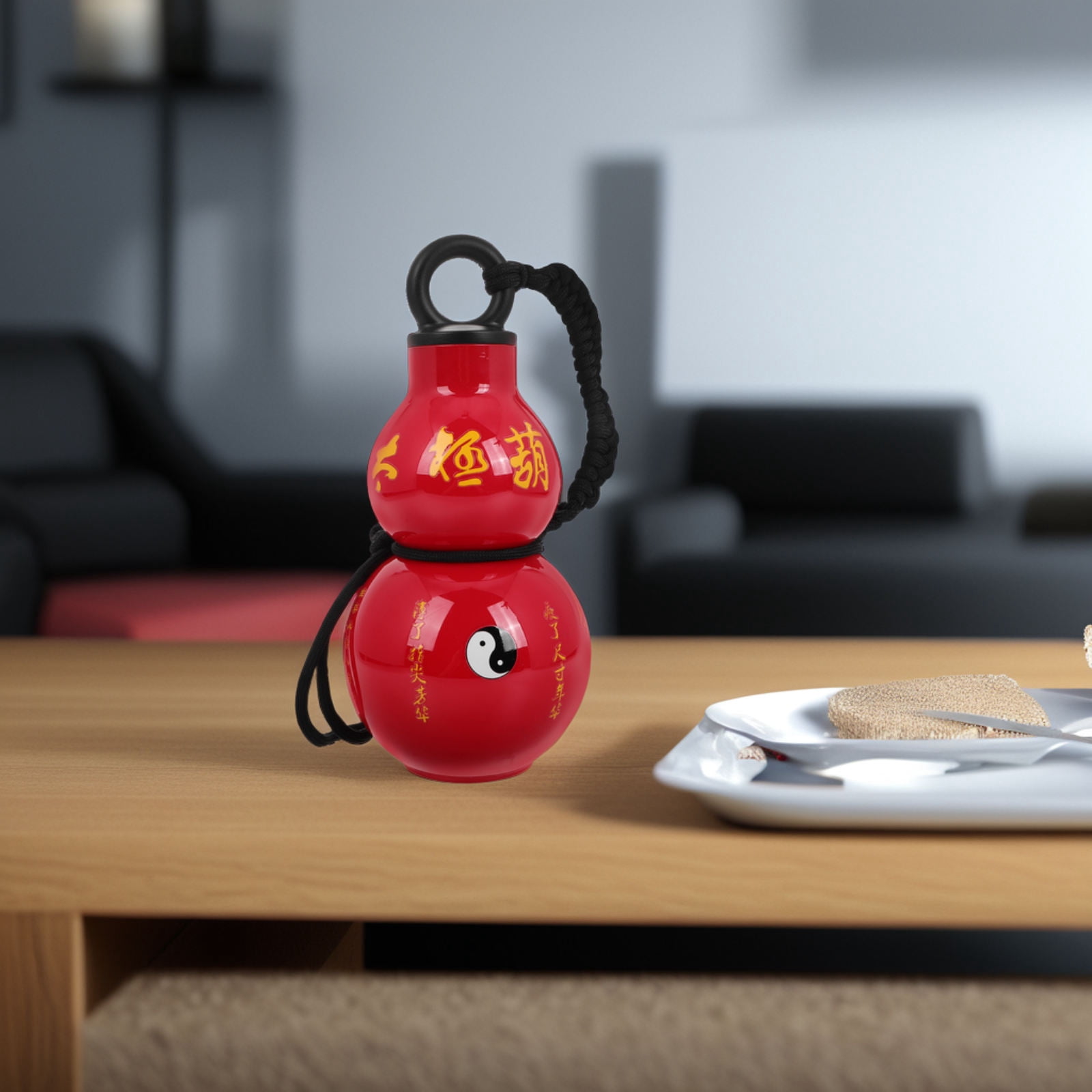 BESTYASH Red Chinese Style Gourd Water Bottle Portable Sports Bottle ...