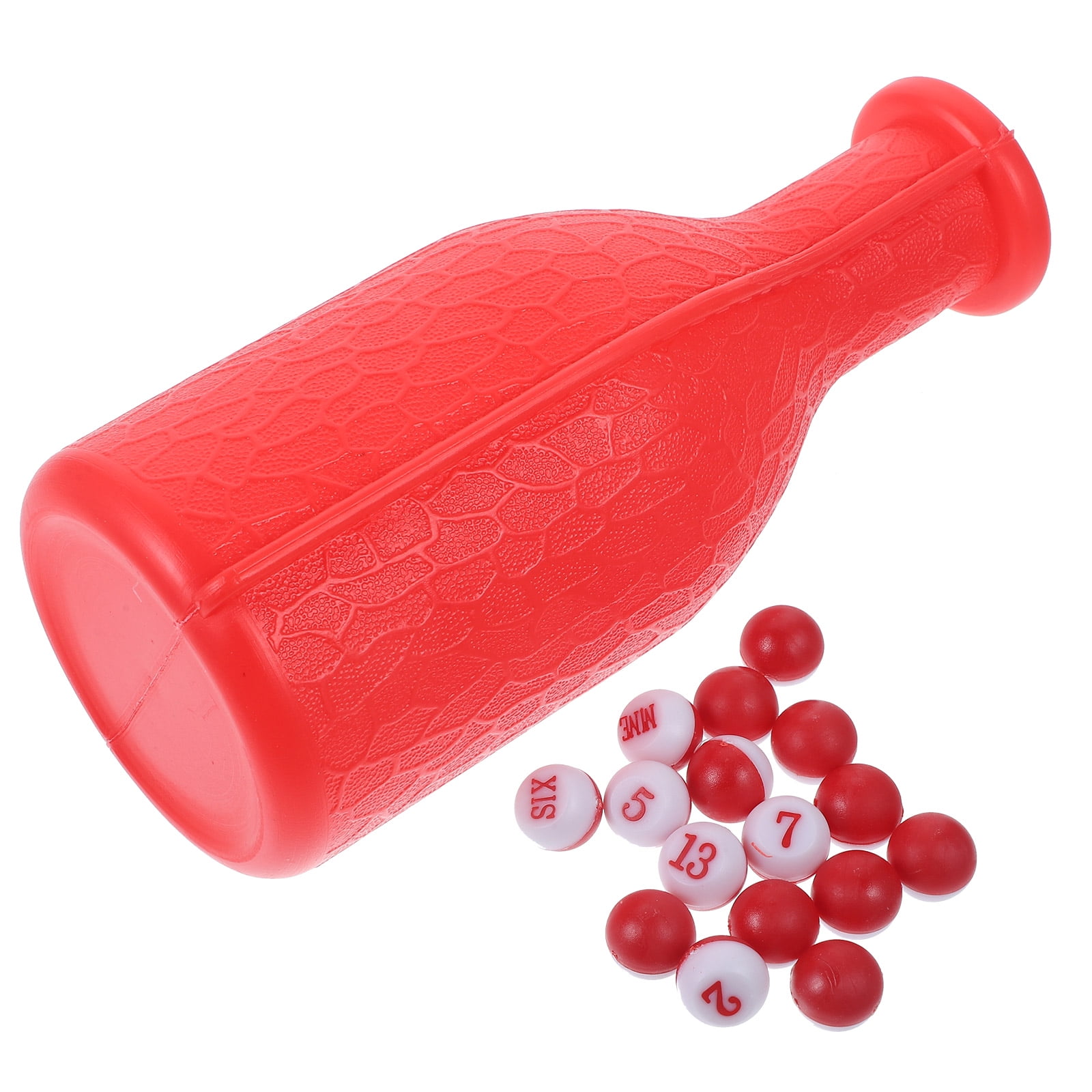 BESTYASH Red Plastic Billiard Balls Toy Props for Decor Lightweight ...