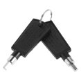 BESTYASH Refrigerator Key Holder Accessory with Black Metal Lock Key ...