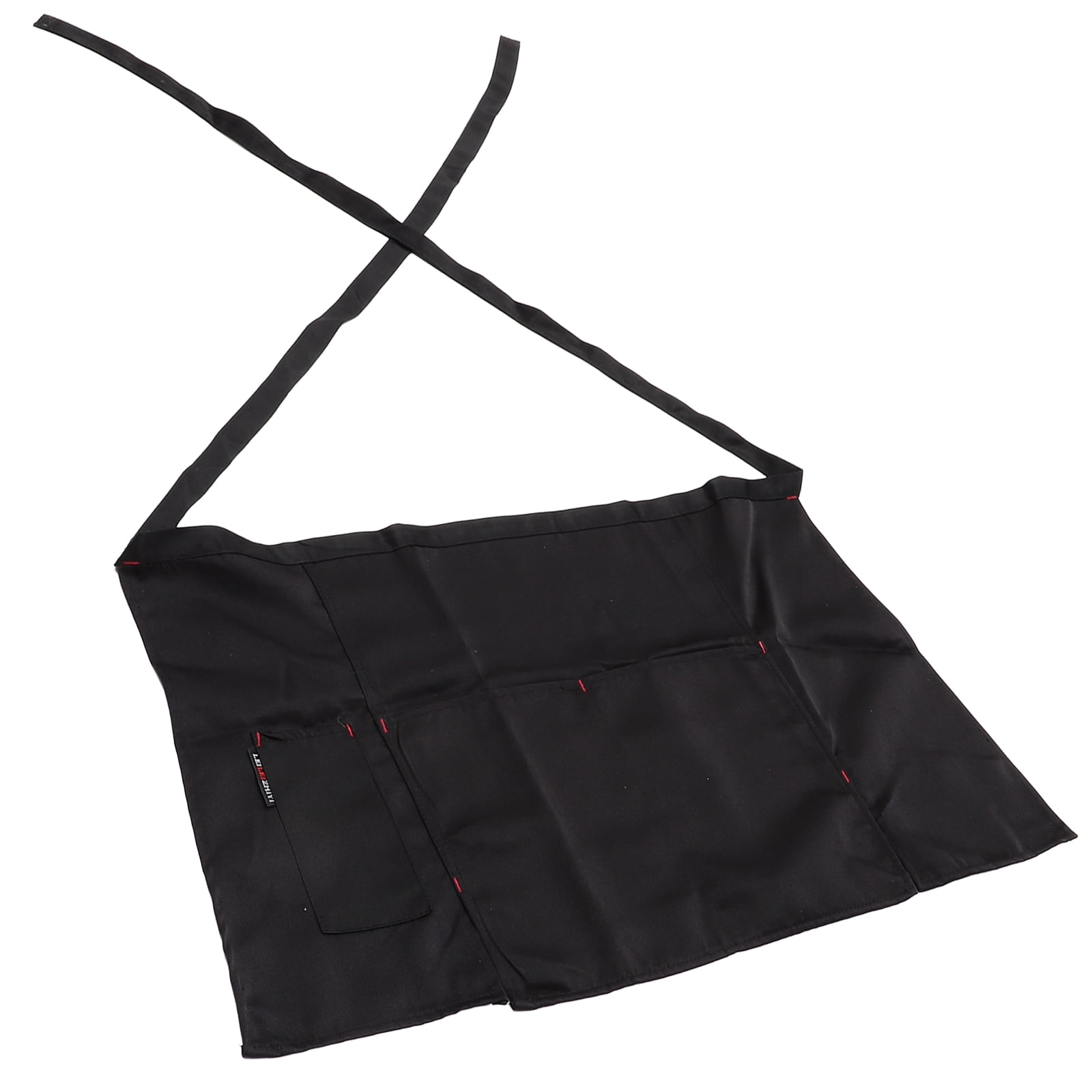 BESTYASH Reusable Black Chef Apron with Pockets Easy to Clean Kitchen ...