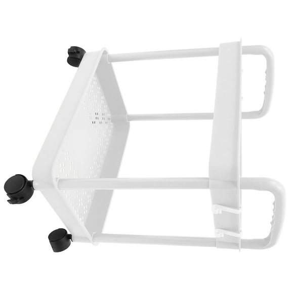 BESTYASH Rolling Bathroom Storage Cart Simple White Utility Cart For ...