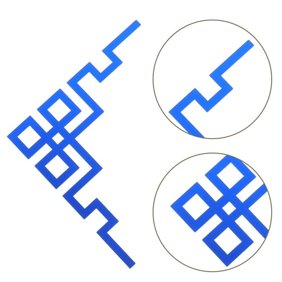 BESTYASH Room Decals 10pcs Blue Acrylic Mirror Decal for Living Room ...