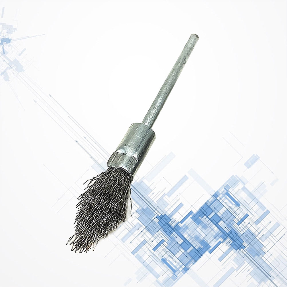 BESTYASH Rotary Wire Wheel Brush Plated Silver for Metal Polishing ...