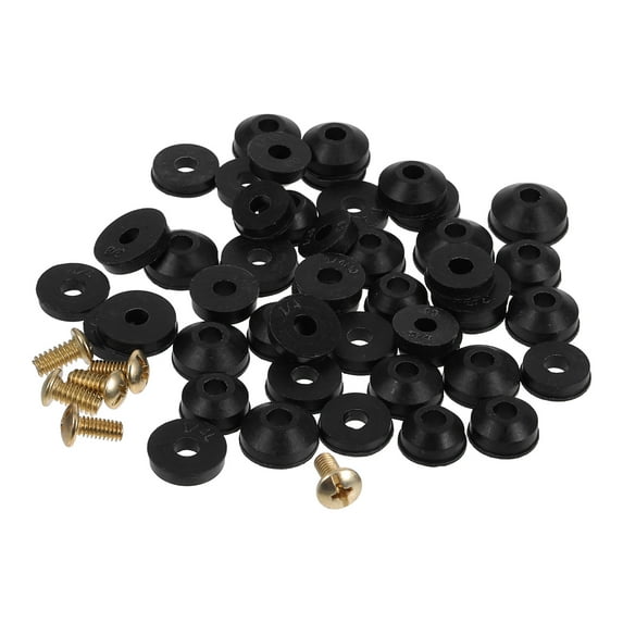 BESTYASH Rubber Hose Washer Kit for Faucet Leak Repair Durable Black ...