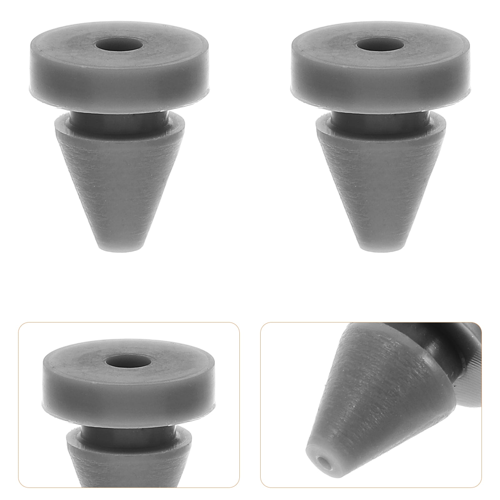 BESTYASH Anti Slam Door Hinge Silicone Anti Collision Plugs Dark Grey ...