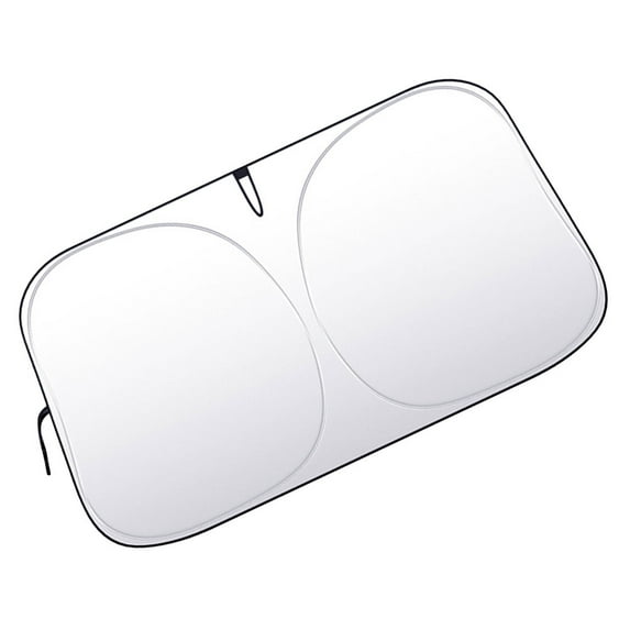 BESTYASH Silver Car Windshield Sun Shade Cloth Provides Sun Protection ...