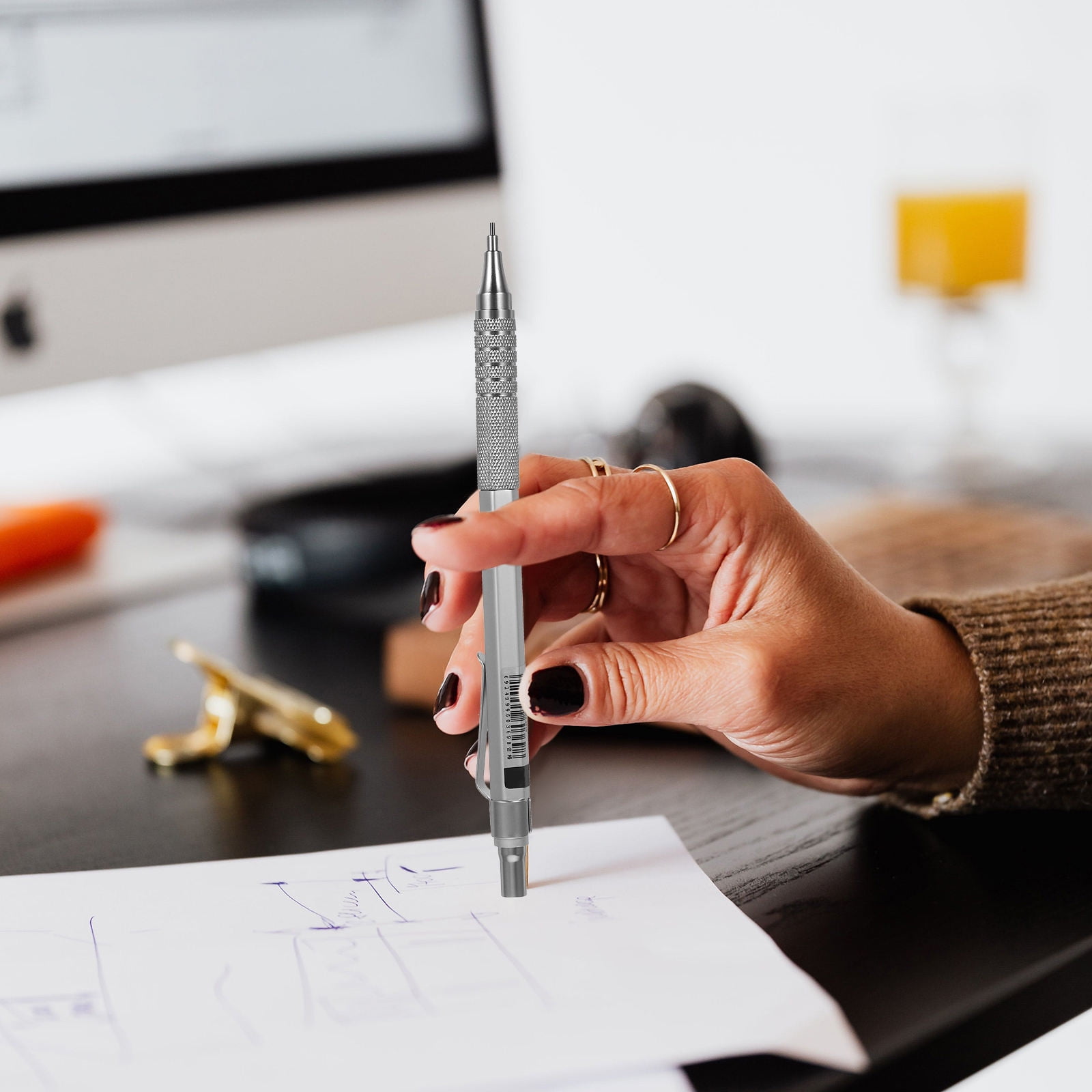 BESTYASH Mechanical Pencil Featuring Refillable and Retractable Tip for ...