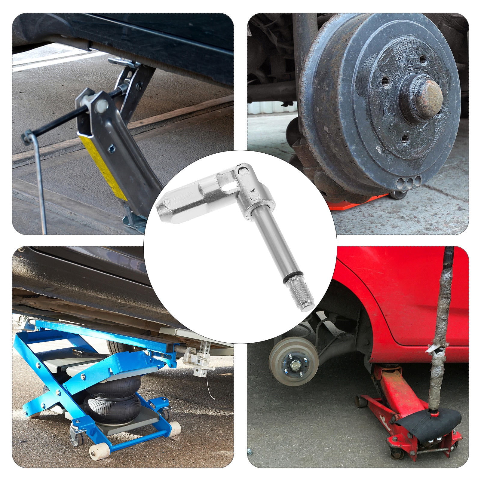 BESTYASH Silver Metal Horizontal Jack Joint for Trailer Jack ...