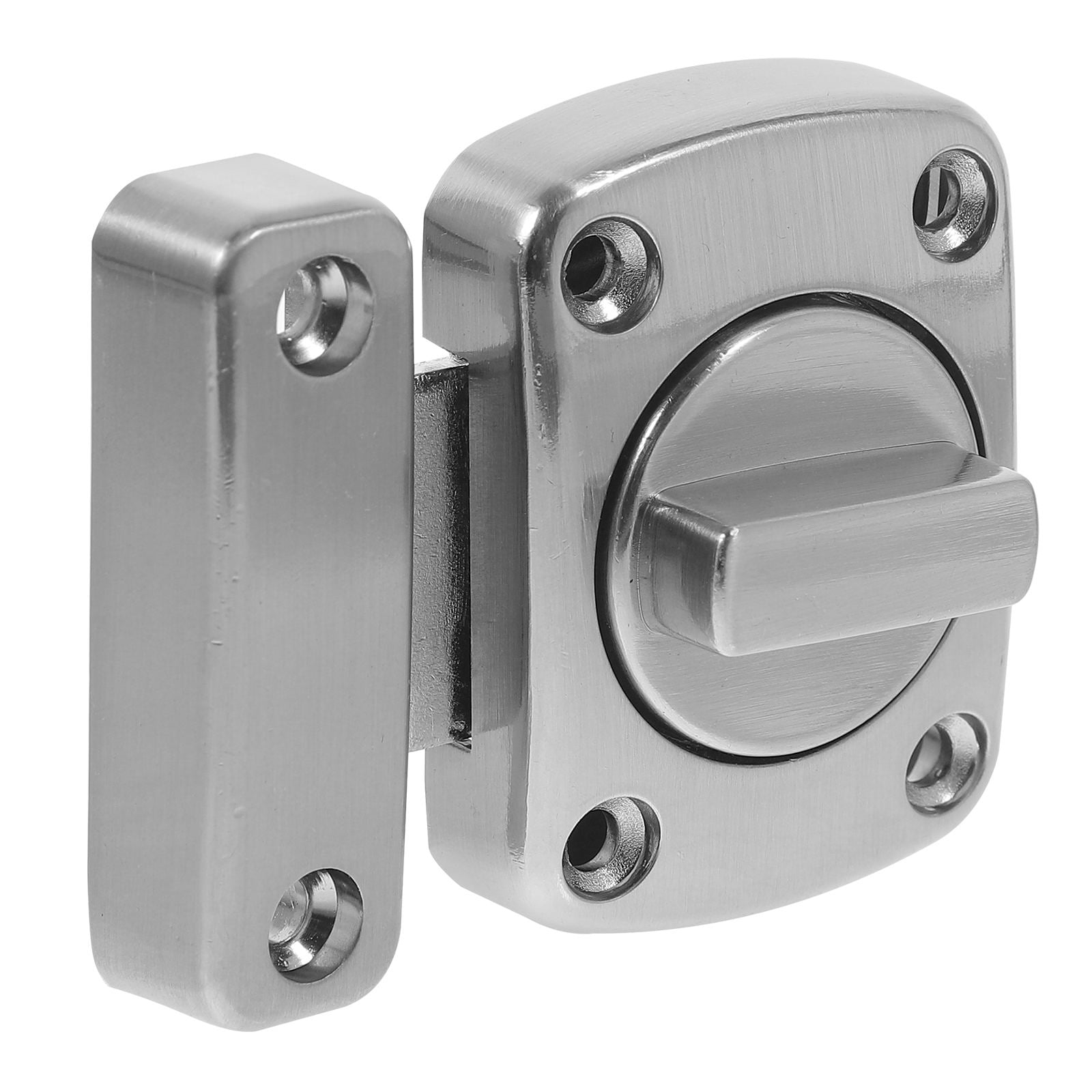 BESTYASH Silver Slide Door Lock Latch Zinc Alloy Material for Inside ...