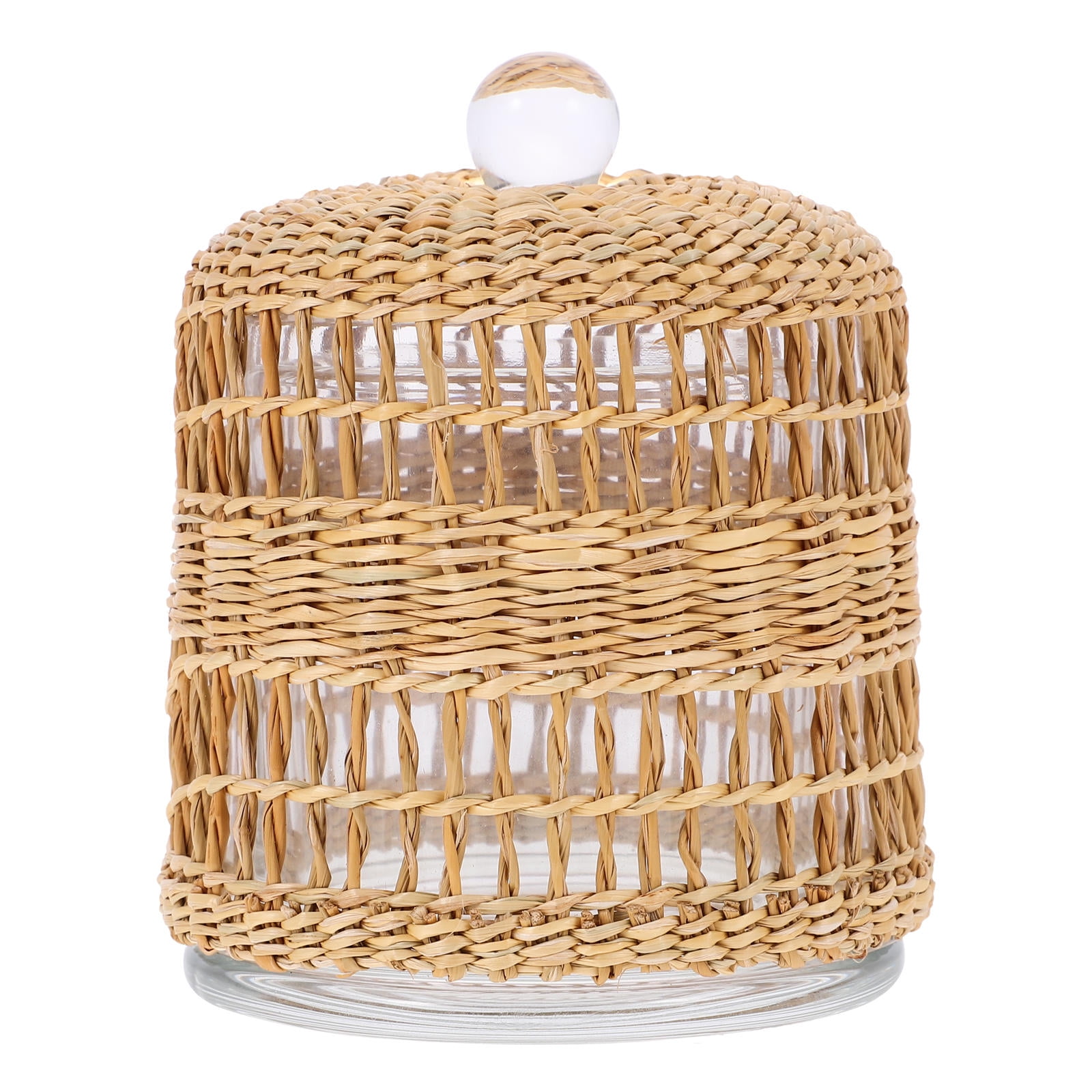 BESTYASH Light Brown Glass Candle Dome Cover , Simple Design Creating ...