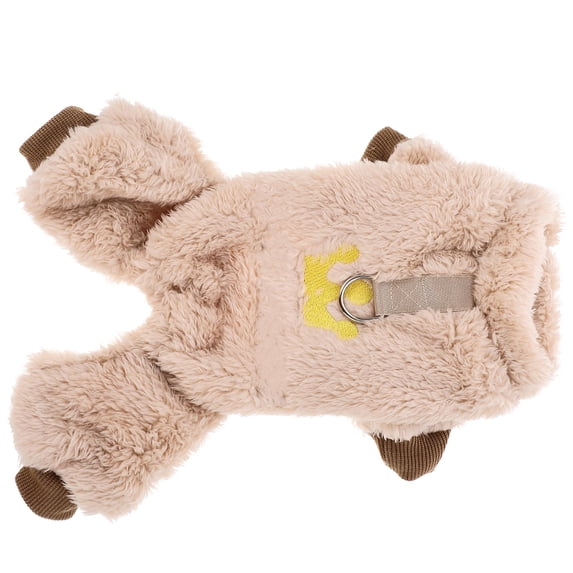 BESTYASH Skin Friendly Warm Dog Winter Coat Light Yellow Plush Fabric ...