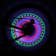 BESTYASH Sky Blue LED Wheel Light for Bicycle with 32 Flashing Patterns ...