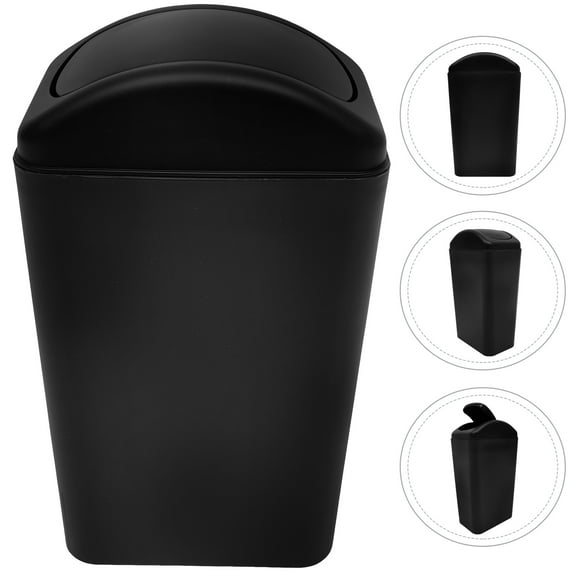 BESTYASH Slim Narrow Space Household Garbage Can Plastic Waste Bin with ...
