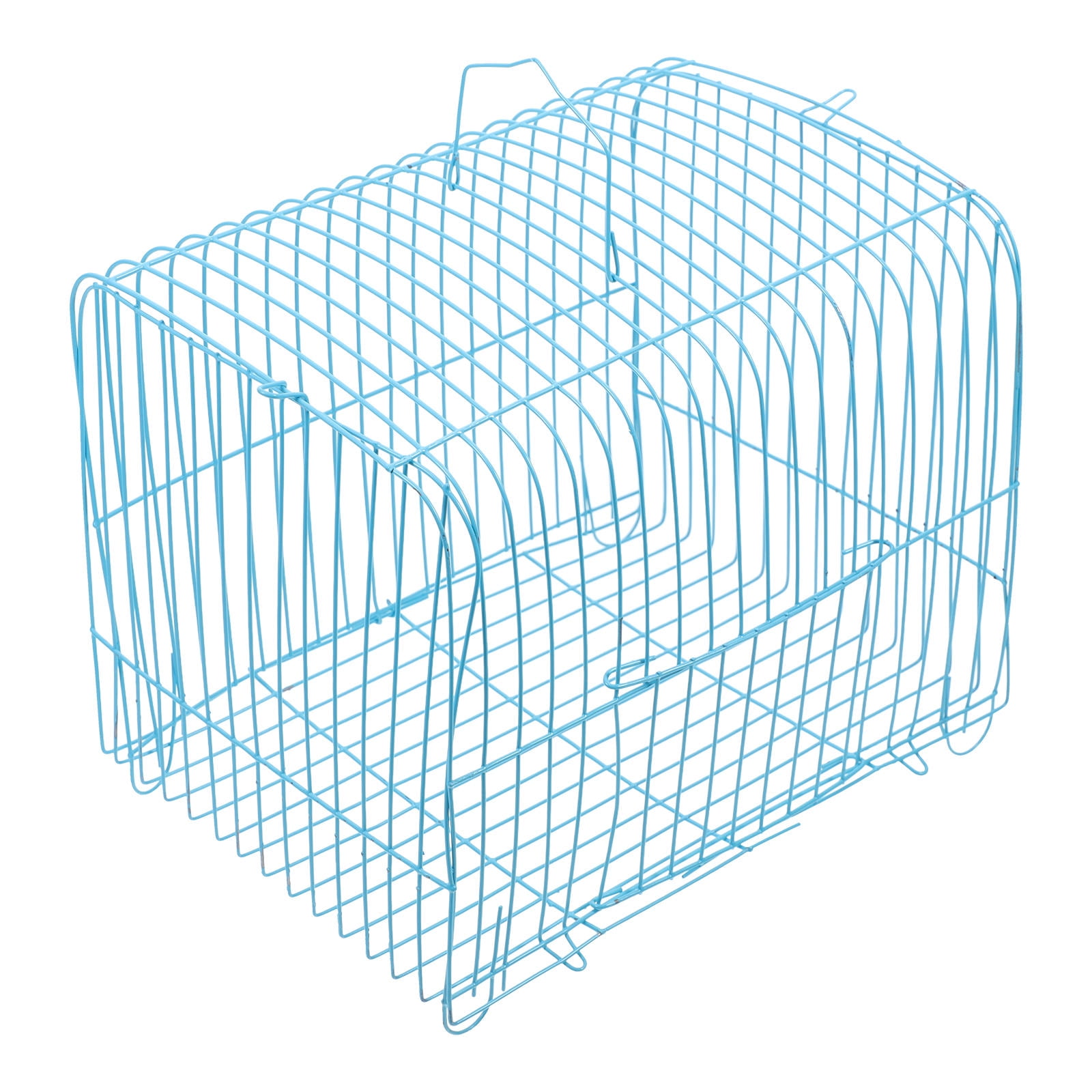 BESTYASH Small Bird Carrier Half Round Steel Wire Sky Blue for Pet ...