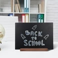 BESTYASH Small Chalkboard Display with Wooden Stand Erasable Table Sign ...