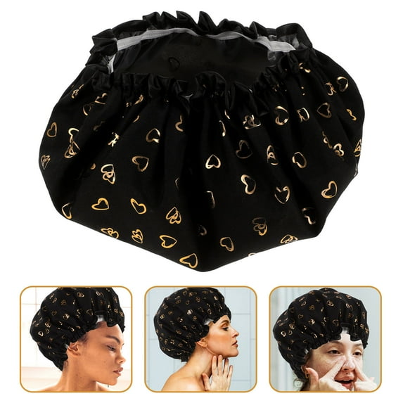 BESTYASH Small Shower Cap Comfortable Hair Conditioning Bathroom Hat ...