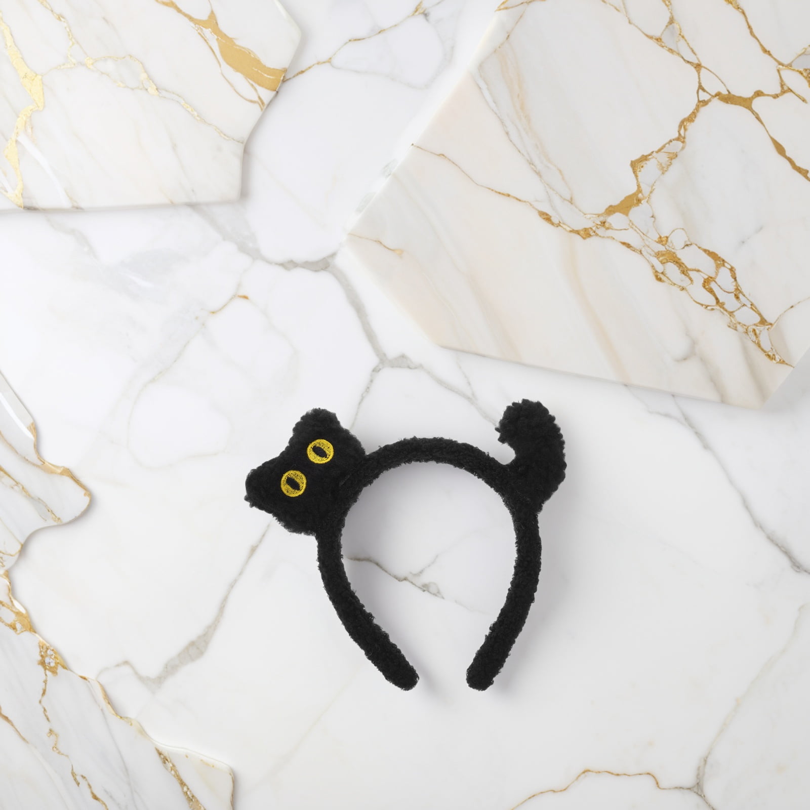 BESTYASH Soft Plush Cat Headband with Elastic Band for Face Washing and ...