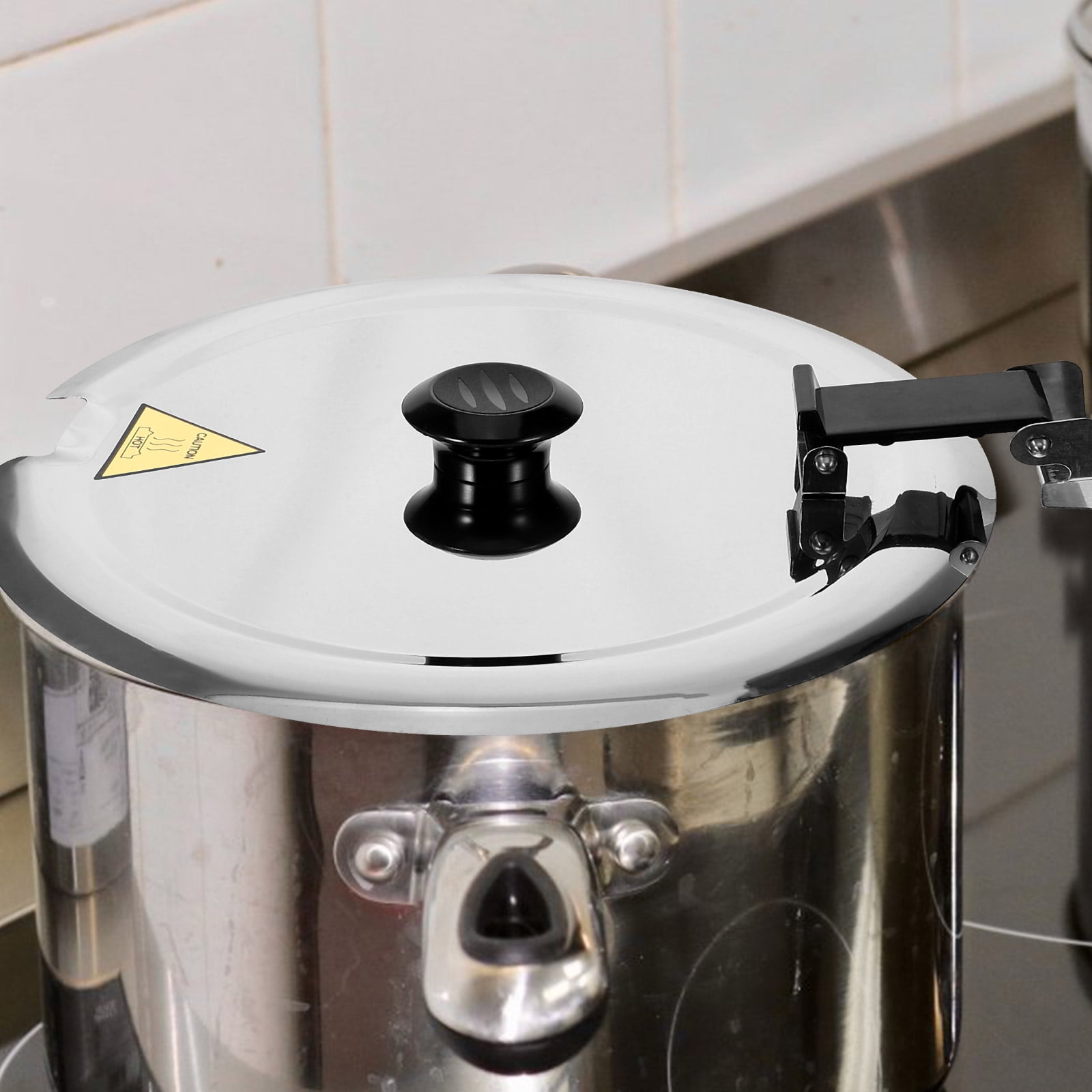 BESTYASH Soup Kettle Lid Silver Easy to Clean Practical and Light 1Set ...